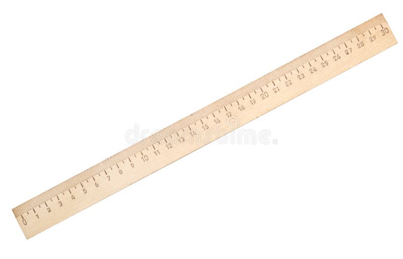 Wooden ruler stock photo. Image of millimeter, ruler - 58926724
