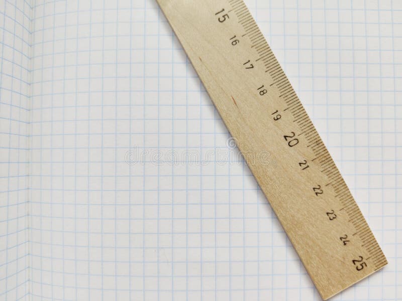 Ruler and Book. stock image. Image of wooden, photographed - 100844189