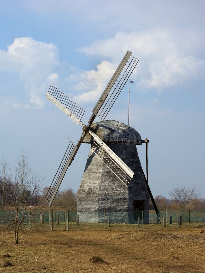 Wooden russian windmill stock image. Image of spring - 14752439