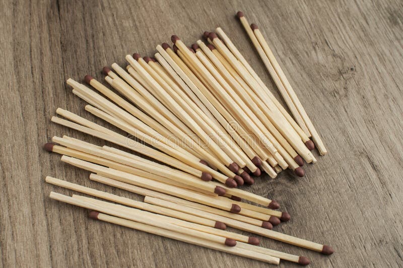 Wooden safety match sticks stock image. Image of light - 111733361