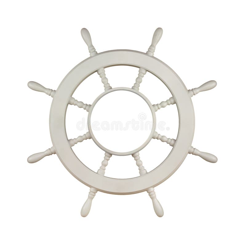 Wooden Sail Boat Wheel stock image. Image of isolation - 25044559