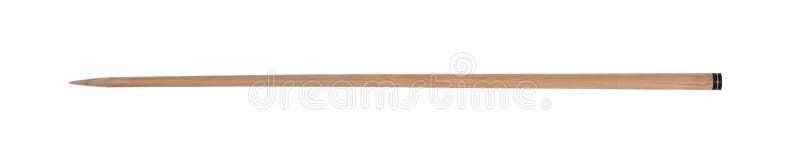 Wooden School Pointer Isolated on White Stock Image - Image of ...