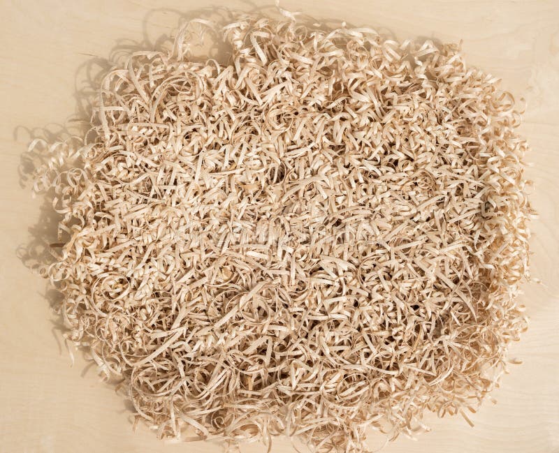 Wooden shavings stock photo. Image of carving, mulch - 40844800
