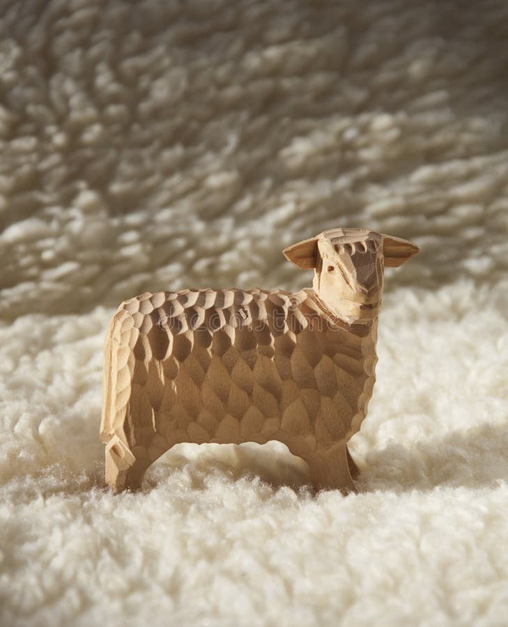 Wooden sheep stock photo. Image of skin, christianity - 11949342