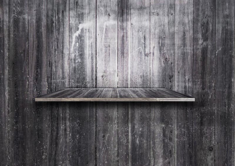 Wooden Shelf At Background Texture Stock Image - Image of texture ...