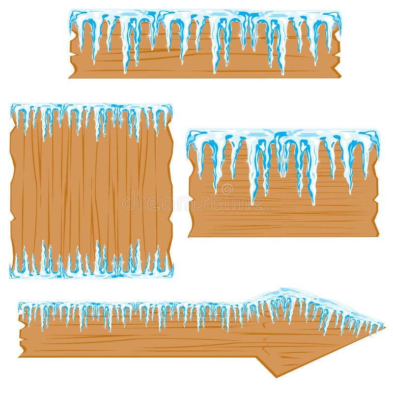 Brilliant Icicles stock vector. Illustration of crystal - 7535353