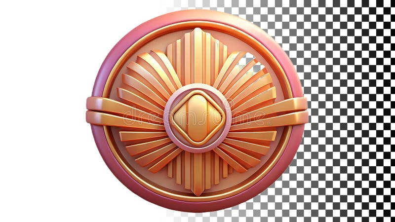 Wooden Shield, Round Defense Item, Medieval and Game Design Element Png ...