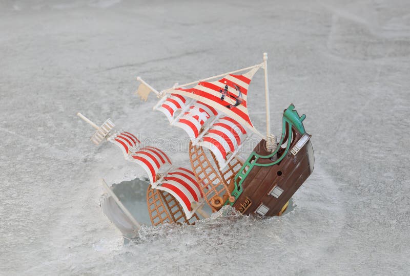 Ship frozen in ice stock photo. Image of view, mast - 289437984
