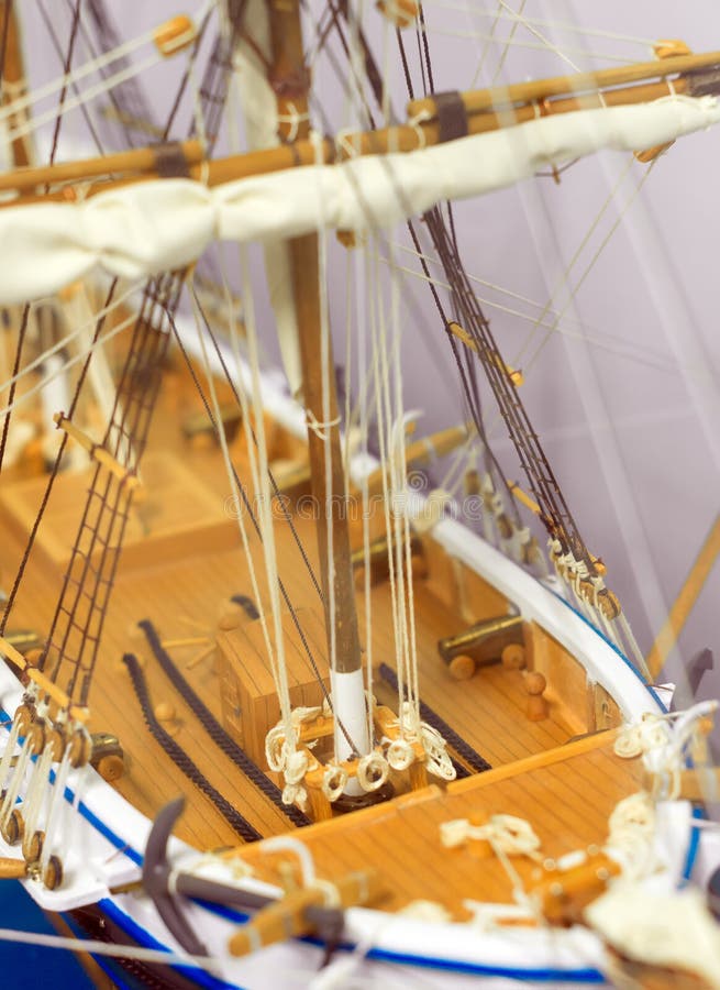 Wooden ship model. stock image. Image of mediterranean - 60756905