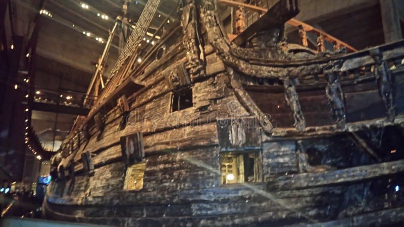 Wooden ship in museum stock image. Image of display, ship - 82899675