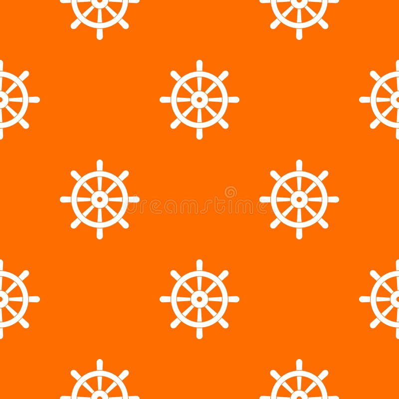 Wooden Ship Wheel Pattern Seamless Stock Vector - Illustration of ...
