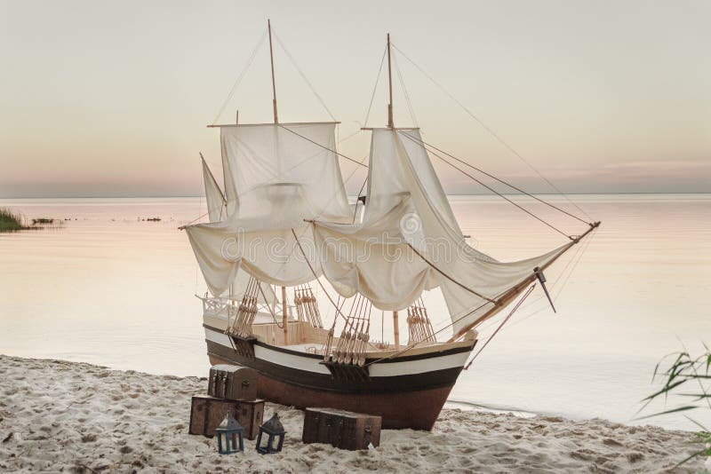 Front View Sail Ship Model Stock Photos - Free & Royalty-Free Stock ...