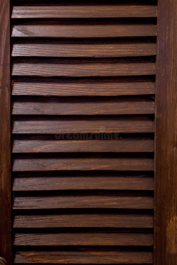 Wooden Shutter Door, Wooden Door with Natural Brown Color and Texture ...