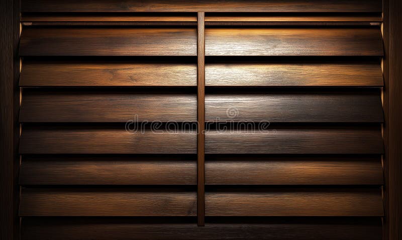 Wooden Shutter Texture with Warm Lighting and Rich Grain Patterns Stock ...