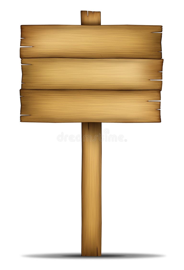 Wooden Sign Board Pole Stock Illustrations – 1,631 Wooden Sign Board ...