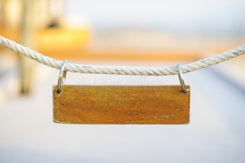 Wooden Sign Hanging Rope Stock Photos - Download 2,552 Royalty Free Photos
