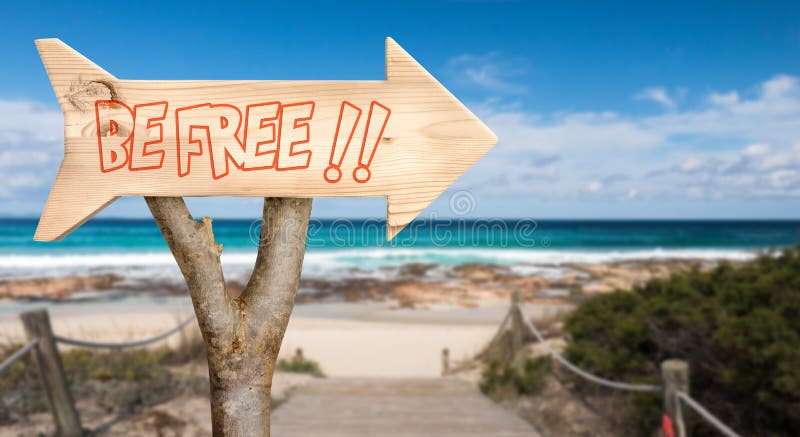 Wooden Sign Indicating To Be Free Stock Illustrations – 3 Wooden Sign ...