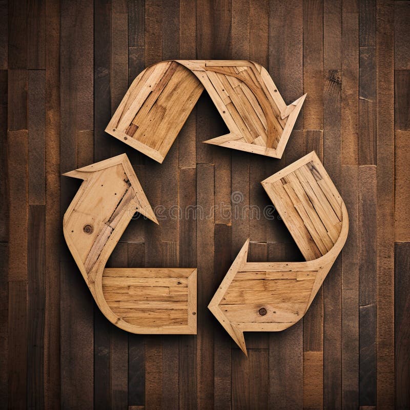 Recycling Symbol Wood Texture Stock Illustrations – 810 Recycling ...