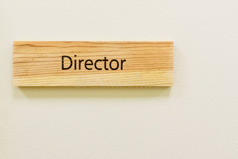 Director Sign stock image. Image of blank, movie, white - 3522903