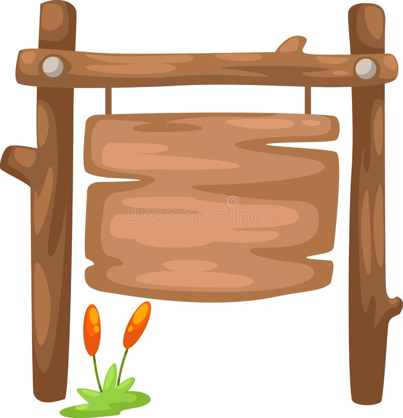 Wooden Signboard Vector Stock Vector Illustration Of Cartoon 27386738