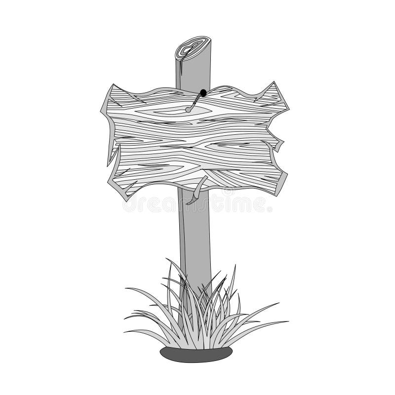 Wooden signposts stock vector. Illustration of pointer - 51383767