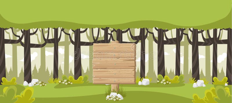 Cartoon Forest Signs Stock Illustrations – 1,885 Cartoon Forest Signs ...
