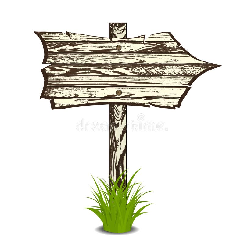 Wooden signs stock illustration. Illustration of direction - 59101409