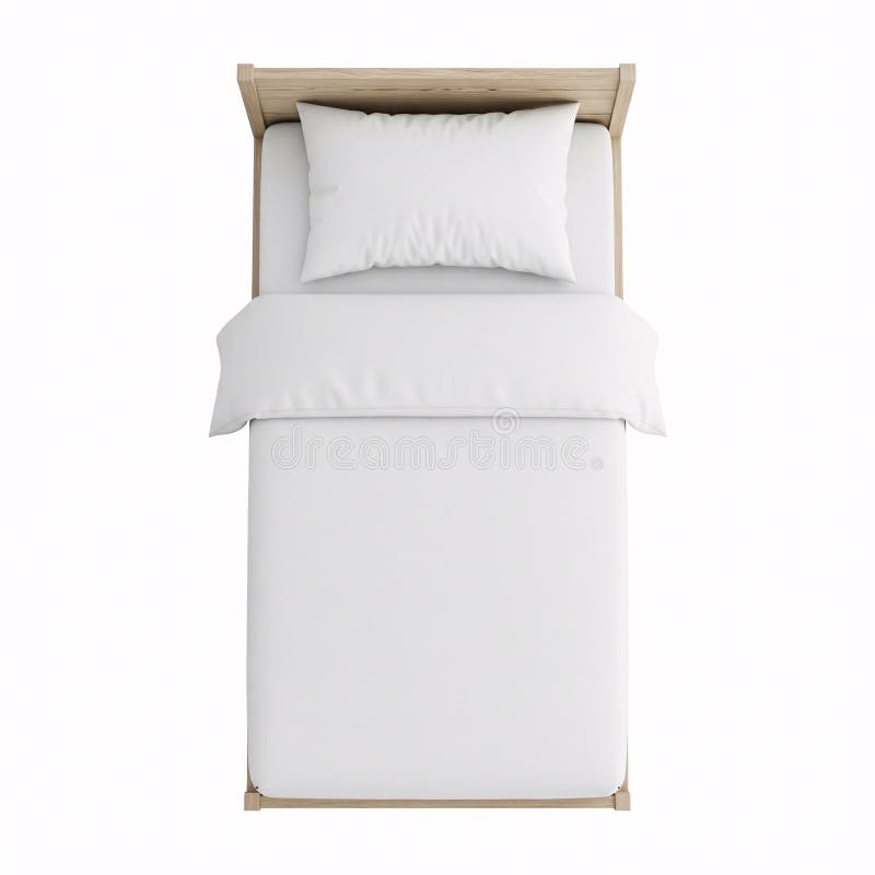 Single Bed Top View Stock Illustrations – 523 Single Bed Top View Stock ...