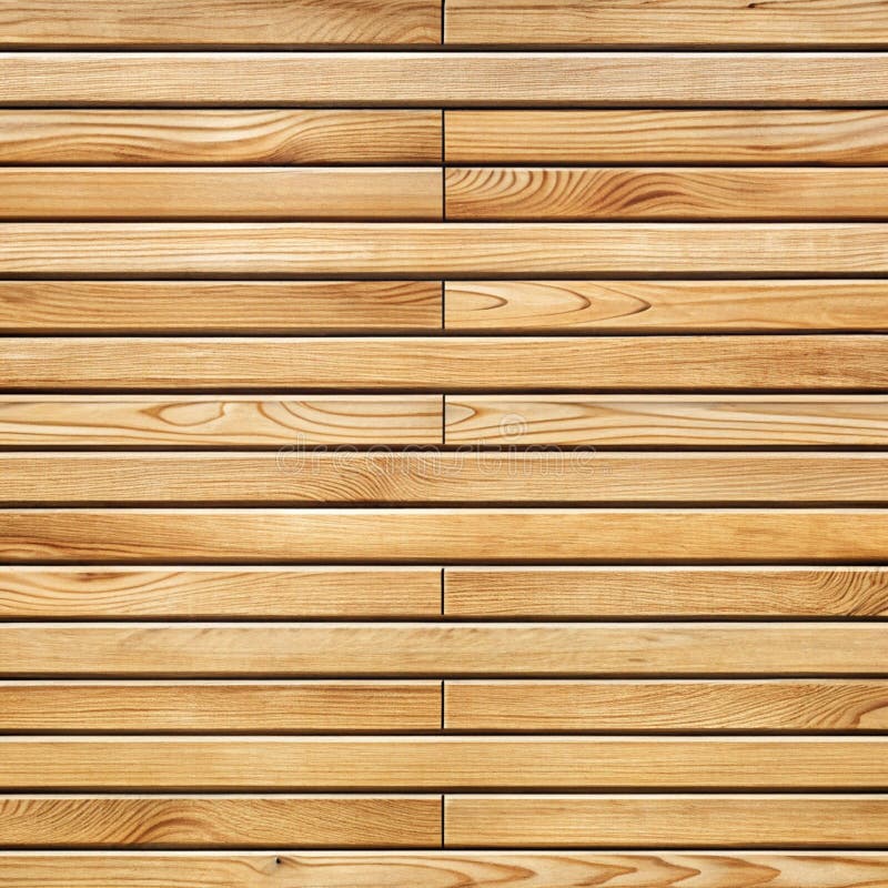 Wooden Slats with Natural Grain Pattern Texture Stock Illustration ...