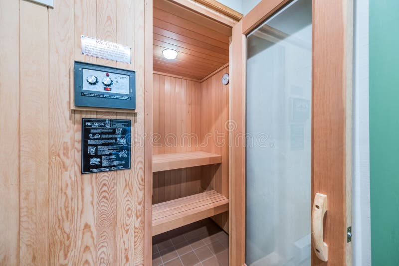 Wooden Spa in the Modern Luxury House Stock Photo - Image of relaxation ...