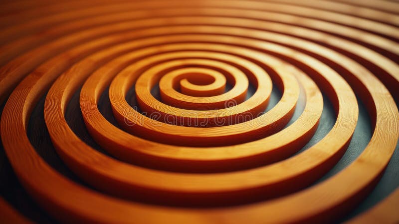 Wooden Spiral for Abstract Backdrop, Concept Idea, Background for ...
