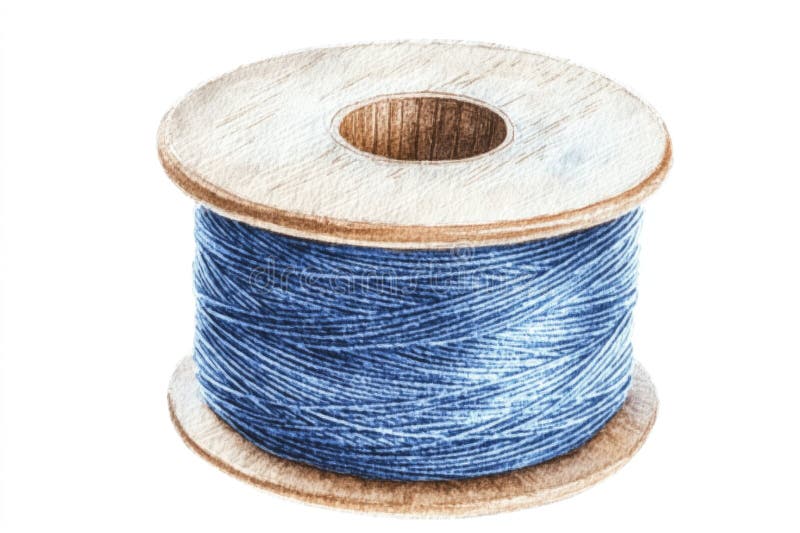 Wooden Spool Thread Wound Around Stock Photos - Free & Royalty-Free ...