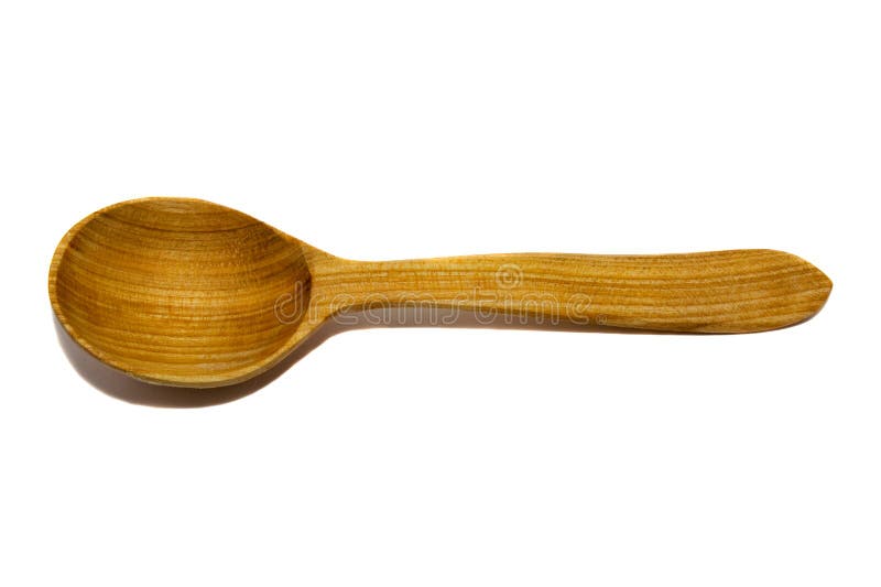 Wooden spoon stock image. Image of shadow, brown, mixing - 15705279