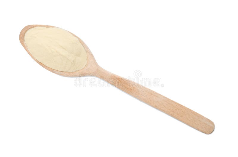 Wooden Box of Agar-agar Powder Isolated on White Stock Image - Image of ...