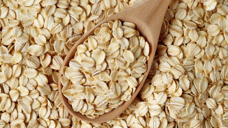 The Wooden Spoon with Oats. AI Generated Stock Image - Image of dietary ...