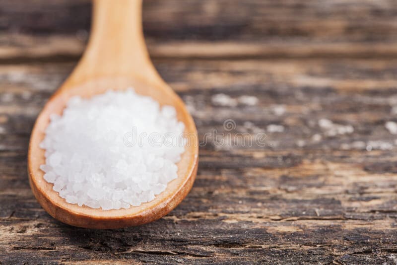 Spoon of salt stock photo. Image of keys, metal, wood - 82681358