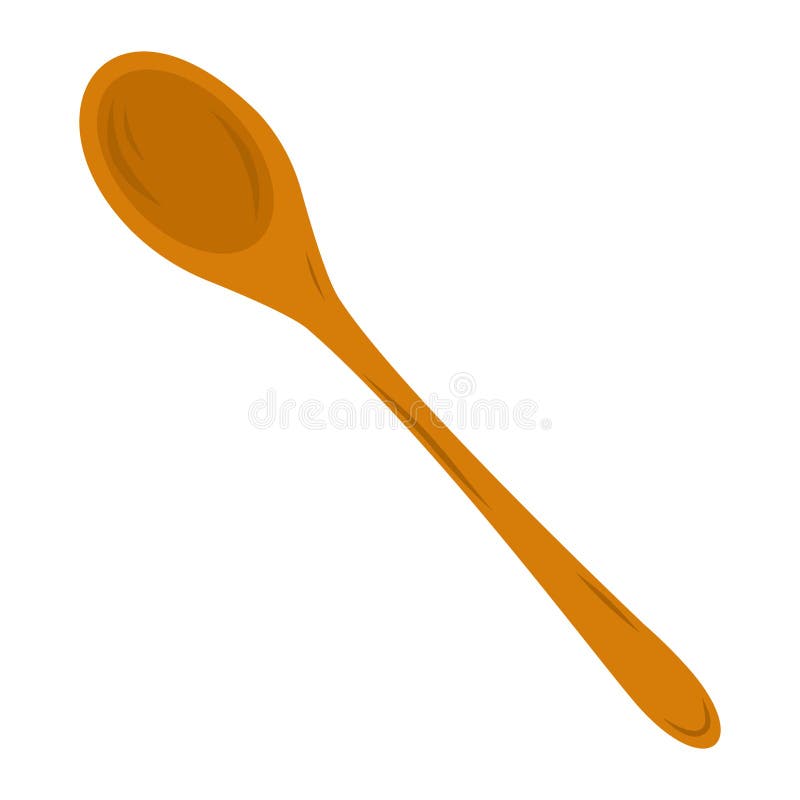 Wooden Spoon Used for Stirring in a Rustic Kitchen Environment Stock ...