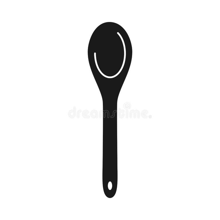 Mixing Spoon Silhouette Stock Illustrations – 446 Mixing Spoon ...