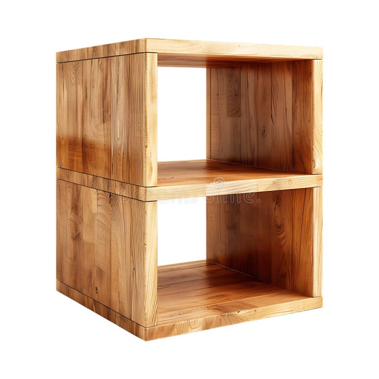 Wooden Square Rack on Transparent Background - Ai Generated Stock ...
