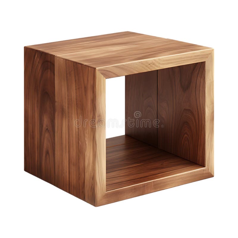 Wooden Square Rack on Transparent Background - Ai Generated Stock ...