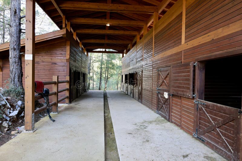 Wooden stable building stock image. Image of nature - 361926259