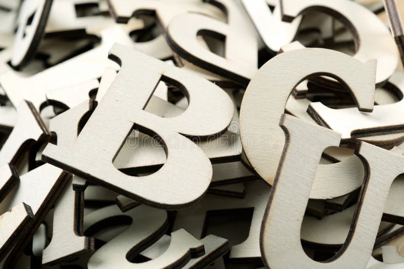 Wooden Stacked Letters for Playing Stock Photo - Image of stack, people ...