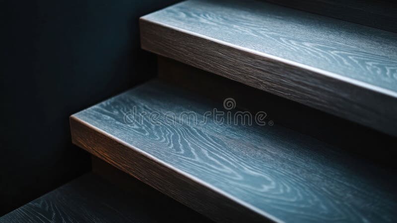 Wooden Stairs stock illustration. Illustration of dark - 344816887