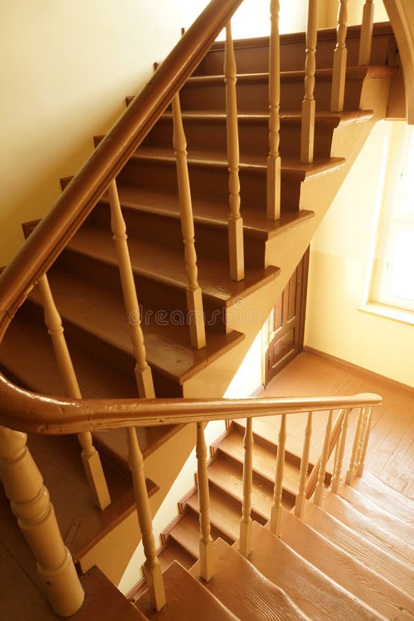 Wooden stairs stock photo. Image of steps, hall, wooden - 44245474