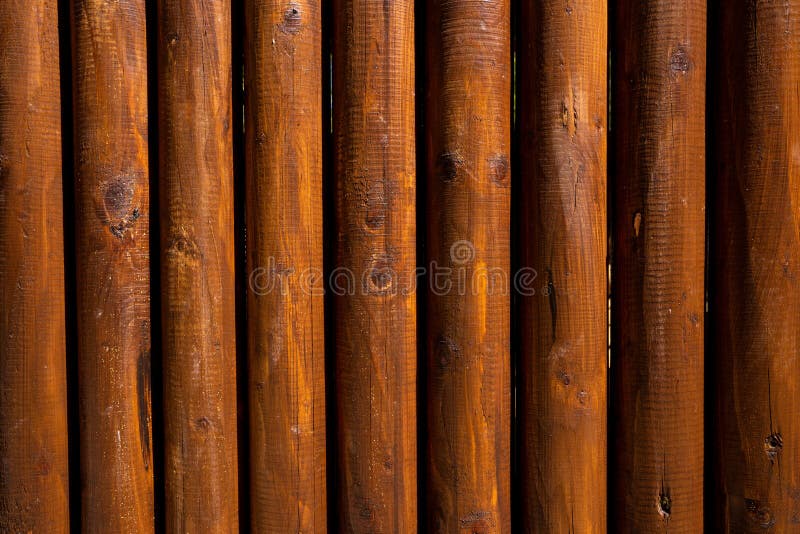 Wooden Stakes Close Up Texture Background Stock Image - Image of fence ...