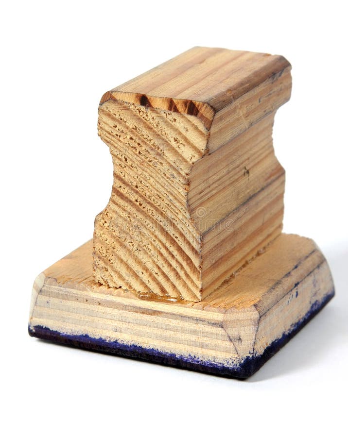 Wooden stamp stock image. Image of isolated, background - 16156591
