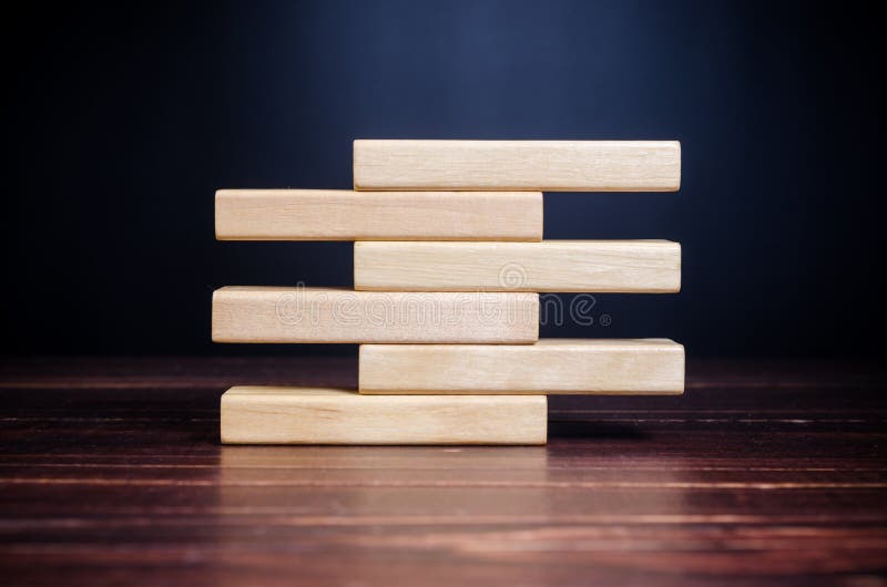Wooden step block stock photo. Image of develop, development - 89760642
