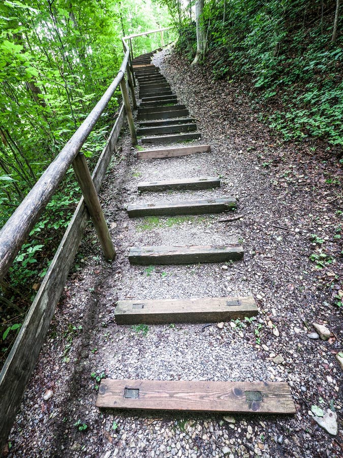 Wooden steps stock photo. Image of hill, rustic, oldfashioned - 30659324