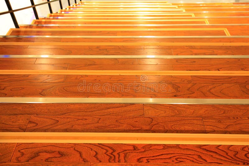 Wooden steps in the room stock photo. Image of stylish - 175753860