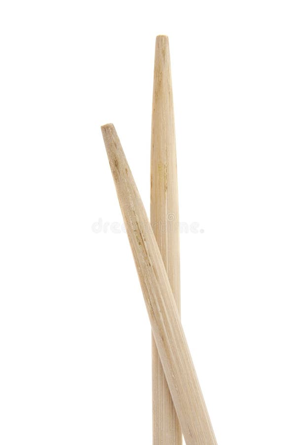 Wooden Sticks Isolated on White Stock Photo - Image of elements, dinner ...